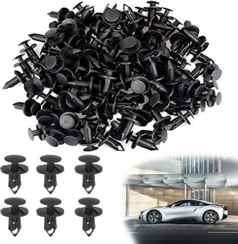 100 Stuks Auto Carrosserie Clips 8 Mm Bekleding Clips Fender Clips