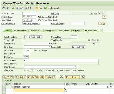 Solved Embedded Ewm Batch Determination Sap Community