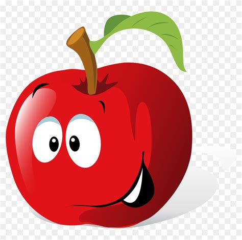 Cartoon Red Apple Clip Art At Clker Com Vector Online Apple Clip Art