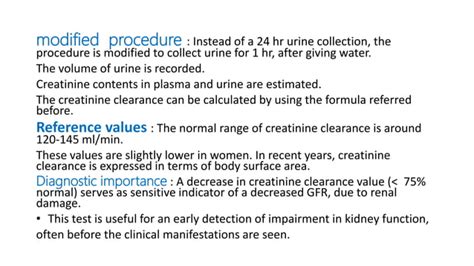 Renal Clearance Test Pptx Endocrine And Metabolic Diseases Diseases And Conditions