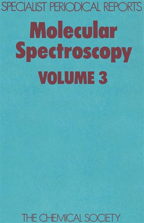 Molecular Spectroscopy Books Gateway Royal Society Of Chemistry
