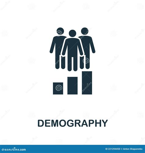 Demography Icon Simple Creative Element Filled Monochrome Demography Icon For Templates