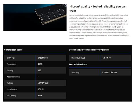 Crucial Ddr5 4800mhz Cl40 Desktop Pc Ram 8gb 16gb 32gb Shopee Malaysia