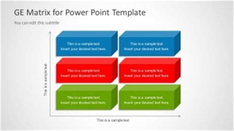 GE Matrix For PowerPoint SlideModel