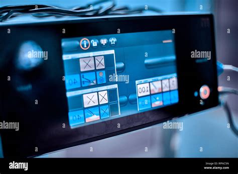 Electronic Device Monitor In The Operating Room Stock Photo Alamy