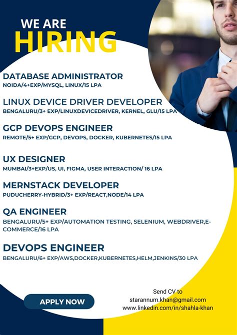 shahla khan on linkedin node react mern databaseadministrator linux devopsjobs gcp