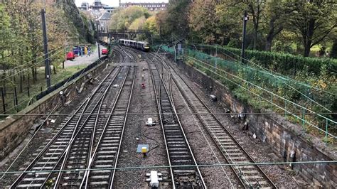 Scotrail 170408 Heading Into Edinburgh Waverley Youtube