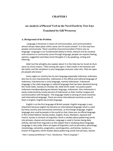 Chapter 1 Pdf Linguistics Syntax