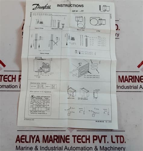Danfoss 060l112566 Thermostat Kp81 Aeliya Marine