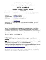 Introduction To Circuits And Instruments ENGR At Case Course Hero