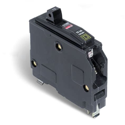 Schneider Electric Square D 15 Amp 34 Inch Single Pole 120v Qo Plug On