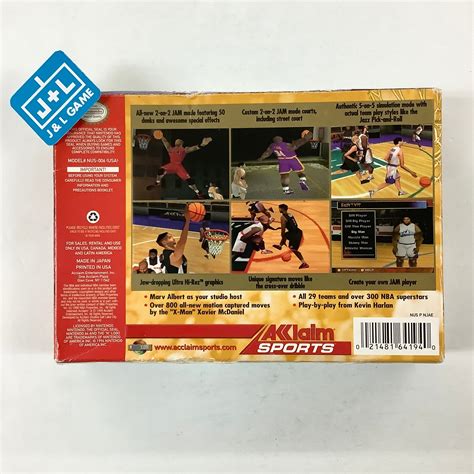 Nba Jam 2000 N64 Nintendo 64 Pre Owned Jandl Game