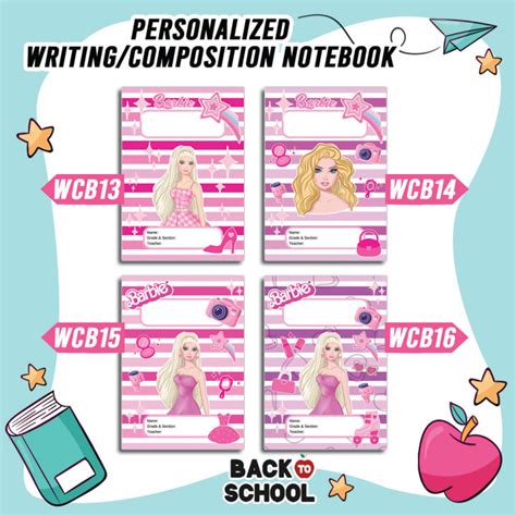 Personalized Writing Composition Notebook 60 Leaves Lazada Ph