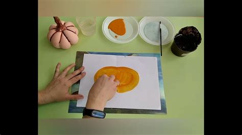 художньо продуктивна діяльність малювання пан гарбуз Youtube