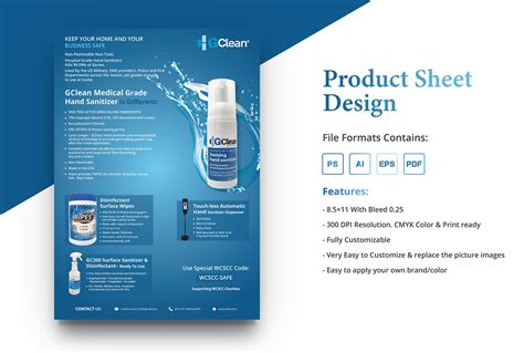 PRODUCT SHEET DESIGN On Behance