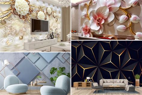 ۵۵ مدل دیوار پوش سه بعدی؛ ایده‌های خلاقانه برای تزیین دیوارهای خانه