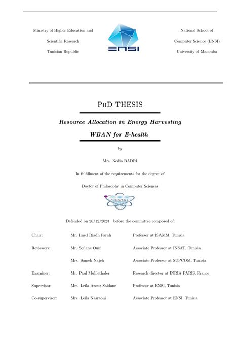 Pdf Resource Allocation In Energy Harvesting Wban For E Health