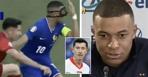 Kylian Mbappe Breaks Silence On Calling Robert Lewandowski Son Of A Bi H During Euro Clash