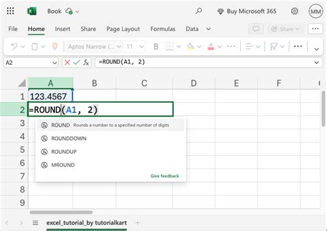 How To Round Numbers In Excel Steps And Examples