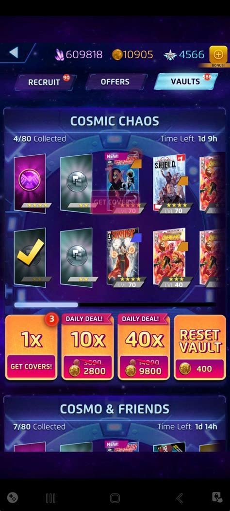 Anybody Else Getting This Weird Overlay Glitch On The Vault Screen Rmarvelpuzzlequest