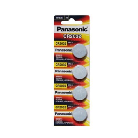 4pcs Original PANASONIC CR2032 2032 3V High Performance Button ...
