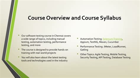 Ppt Software Testing Course In Chennai Testleaf Powerpoint
