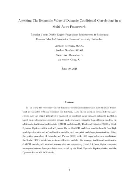Pdf The Effect Of Estimation Risk On Optimal Portfolio Choice Roger Klein