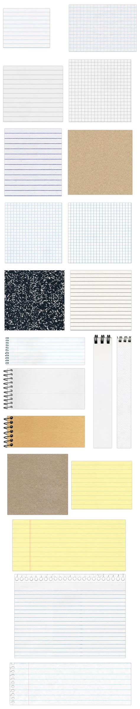 Free Seamless Textures Notebook Papers Fuzzimo