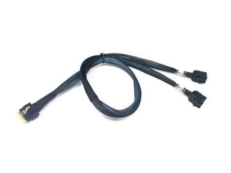 Slimsas 8i Sff 8654 To Dual Mini Sas Sff 8643 Tri Mode Cable 50cm