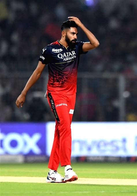 Rcb Bowler Mohammed Siraj During The Ipl 2023 Match