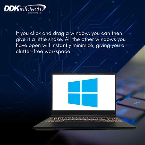 Ddk Infotech On Linkedin Techtip Tech Tip Tips Trick Shortcut Commands Shake Windows