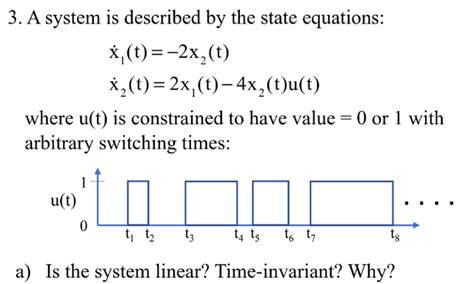 Is This System Linear Or Nonliner Rcontroltheory