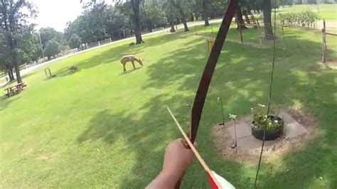 Gopro Pov Traditional Archery Practice Session Youtube