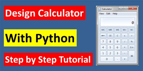 Design Calculator With Python Step By Step Tutorial