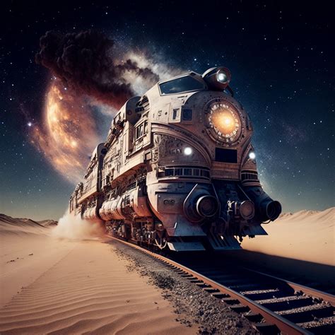 Fantasy Train Art Poster