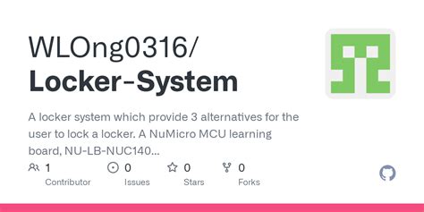 Github Wlong0316locker System A Locker System Which Provide 3