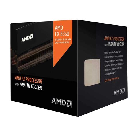 Amd Fx 8350 Black Edition Vishera 4 0ghz Eight Core Socket Am3 Boxed Processor With Wraith Cooler