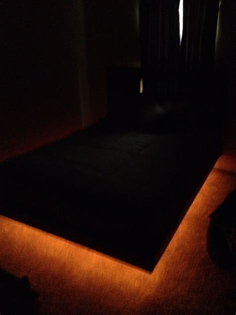 Floating Bed Lights Off