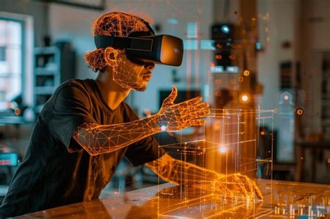 Designing Augmented Reality AR Interfaces Ar Generative Ai Premium AI Generated Image