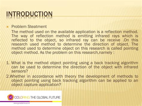 Ppt Designing Object Pointing Method Using Back Tracking Algorithm With Infrared Sensor