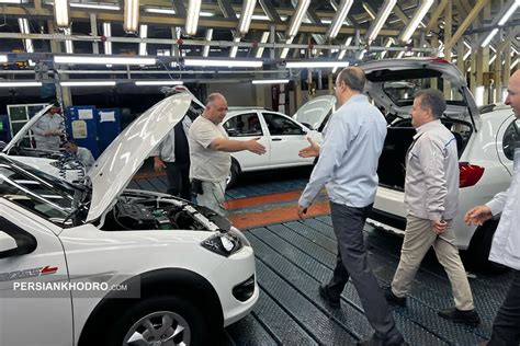 سرکشی مدیرعامل سایپا به خطوط تولید در ایام نوروز