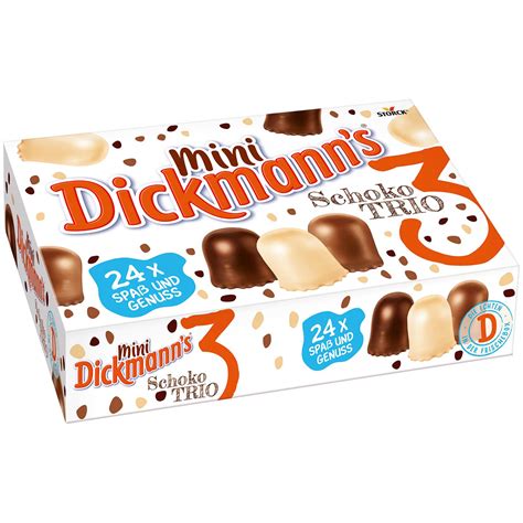 Mini Dickmanns Schoko Trio 24er Online Kaufen Im World Of Sweets Shop