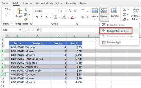 Eliminar Multiples Filas Columnas En Excel Y Google Sheets Automate Excel