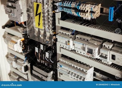 Assembly Of The Electrical Cabinet According To The Scheme Switches