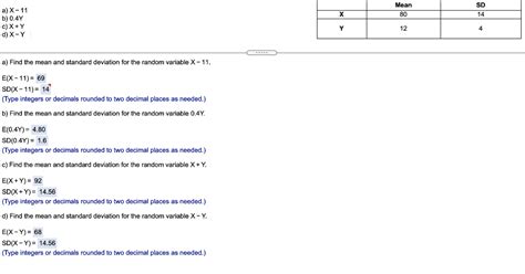 Solved Given Independent Random Variables X And Y With