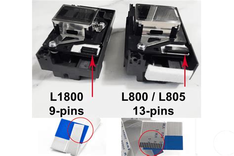 L1800 Print Head Cable Replacement For Epson Dtf Printers