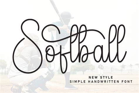 Softball Font By Strongkeng Old · Creative Fabrica