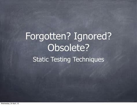 Chapter 3 Static Testing Review V40 Pdf