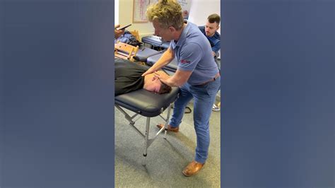 Spinal Manipulation Of The Cervical Thoracic Junction Youtube