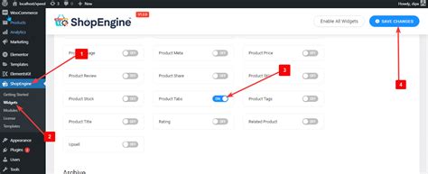 How To Use Product Tabs Shopengine Widget Wpmet